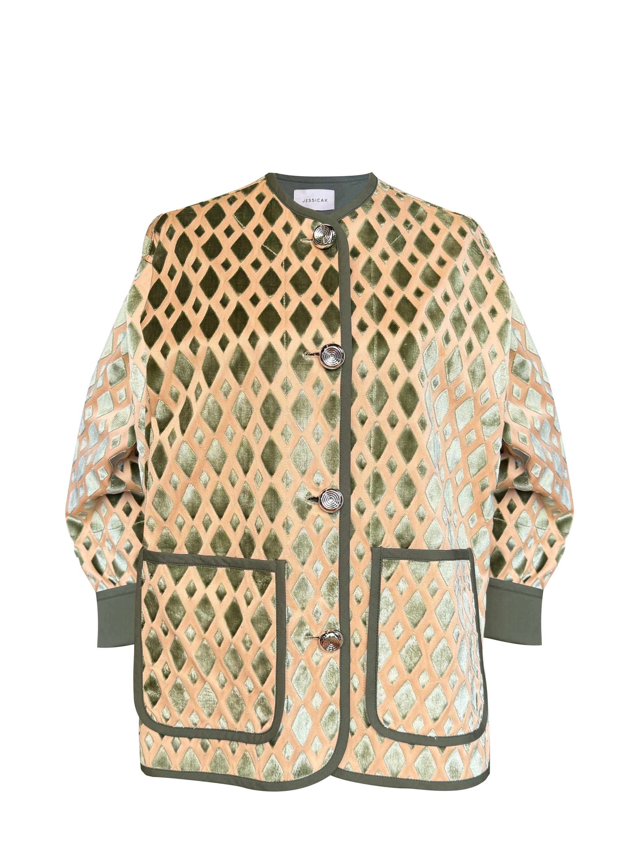 ROMAN JACKET JACQUARD LOSANGE PRINT