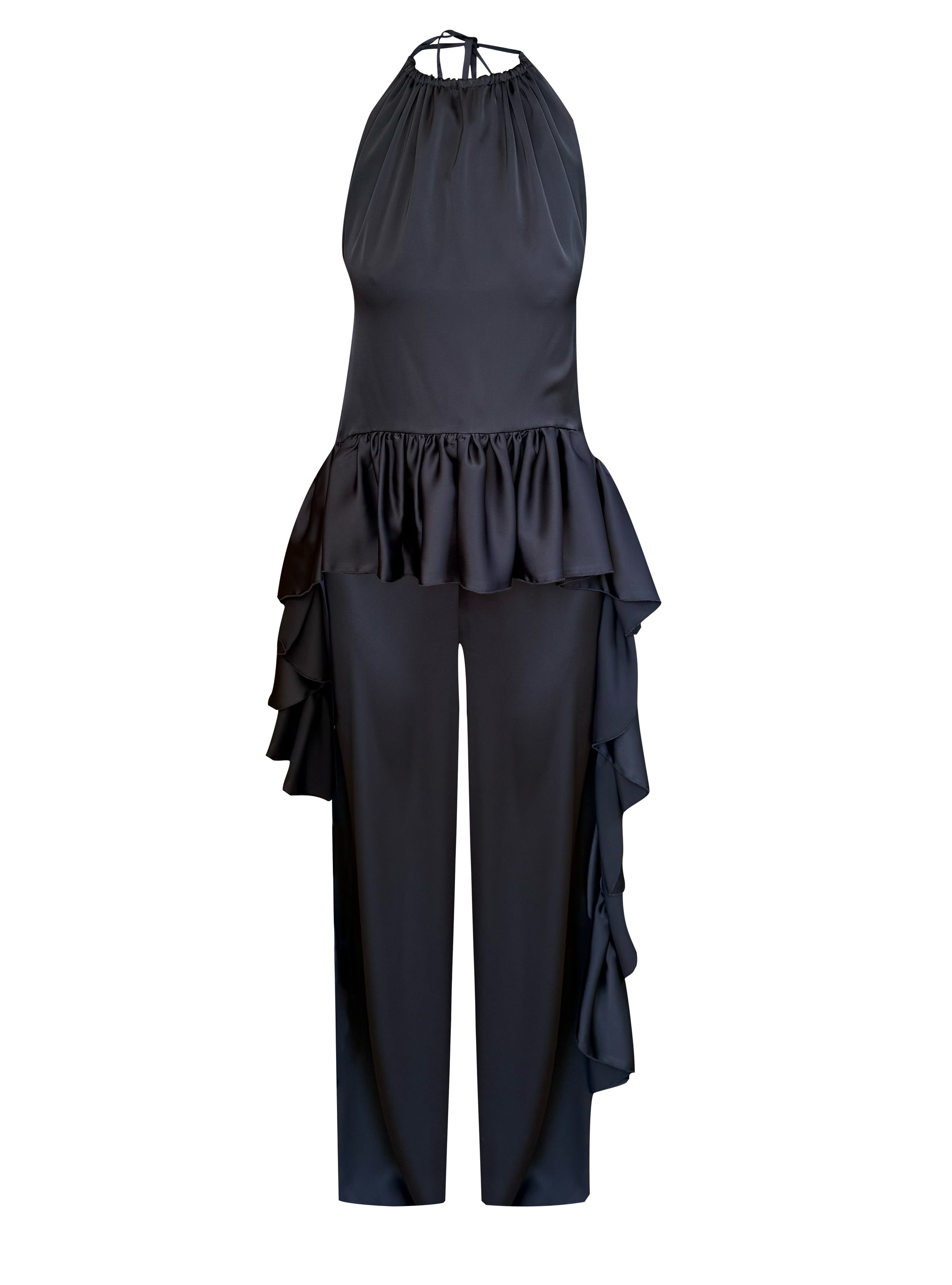 VARA TOP SILK BLACK